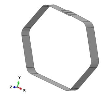 Transport Simulation of Steel Rod Bundles in Abaqus