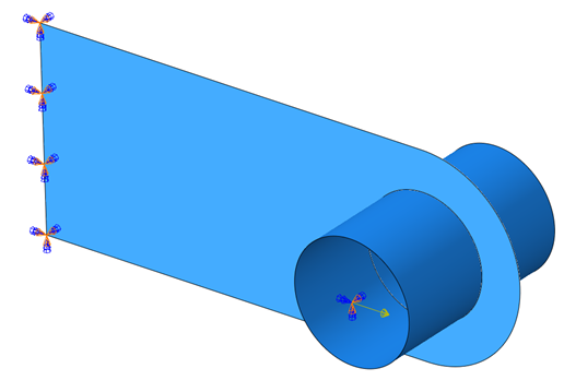 Non-Linear Optimization of a Connecting Lug with Tosca Structure