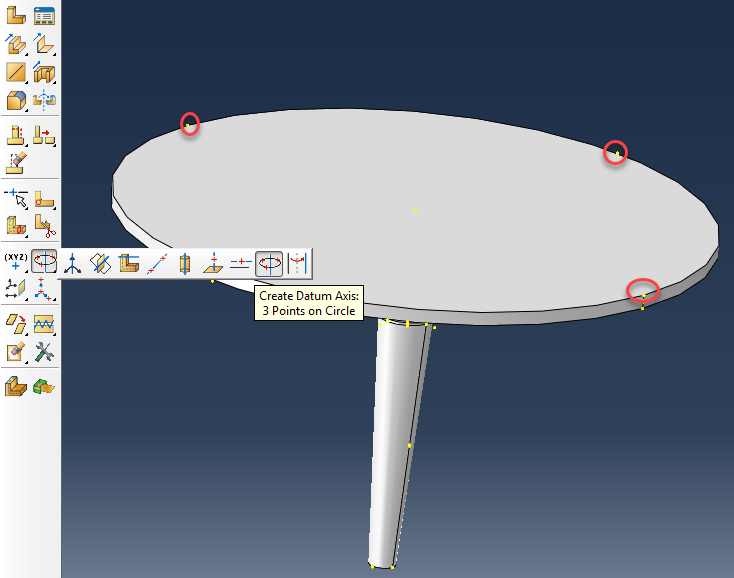 Creating an Axisymmetric Model From 3D Geometry in Abaqus
