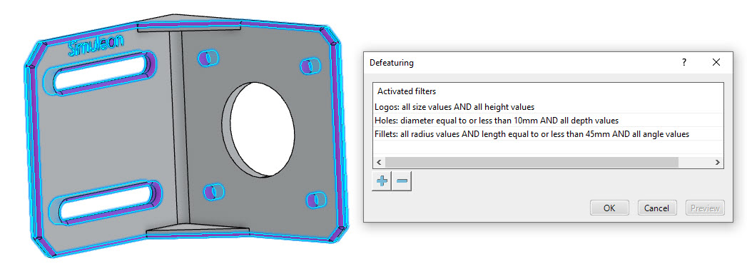 Defeaturing Step Geometry for Simulation in 90 Seconds