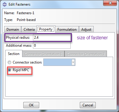 Use Mesh-independent Fasteners to Simulate Connection Points in Abaqus
