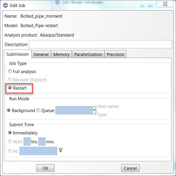 How to Restart an Abaqus Analysis