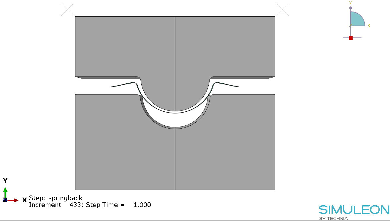 Simulating Spring Back After Metal Forming in Abaqus