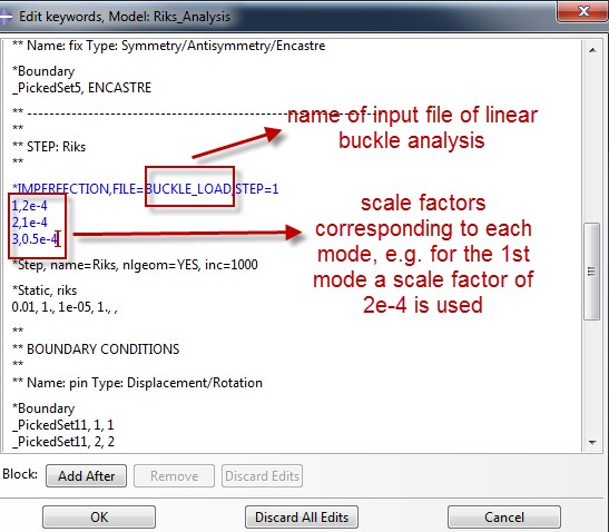 Modeling Buckling, Post-buckling, and Imperfections with Abaqus FEA