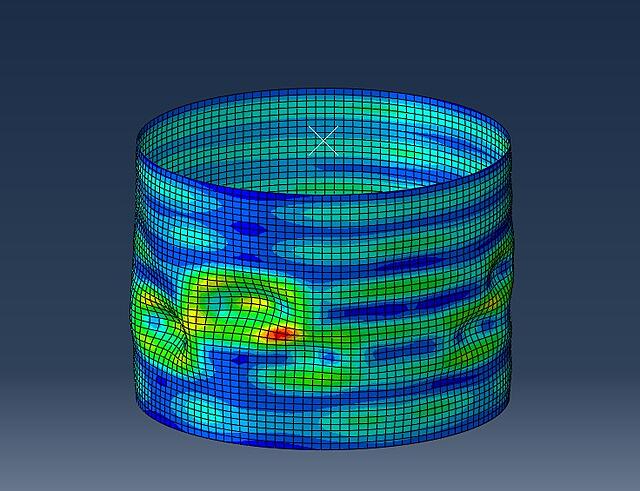 Modeling Buckling, Post-buckling, and Imperfections with Abaqus FEA