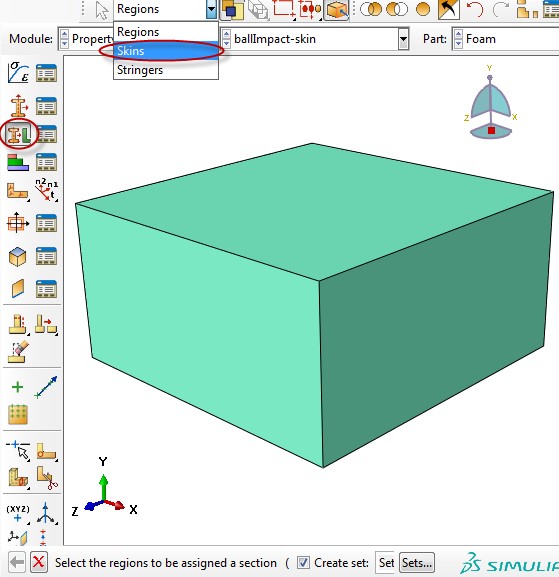 Use Skins and Stringers for Shell or Beam Reinforcements in Abaqus