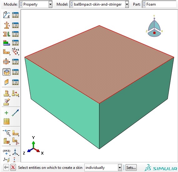 Use Skins and Stringers for Shell or Beam Reinforcements in Abaqus