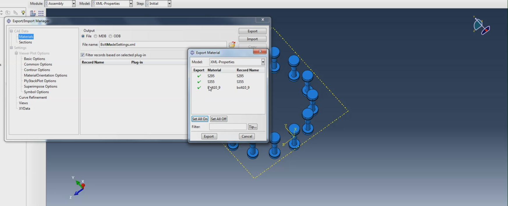 Abaqus Plug-in Utilities