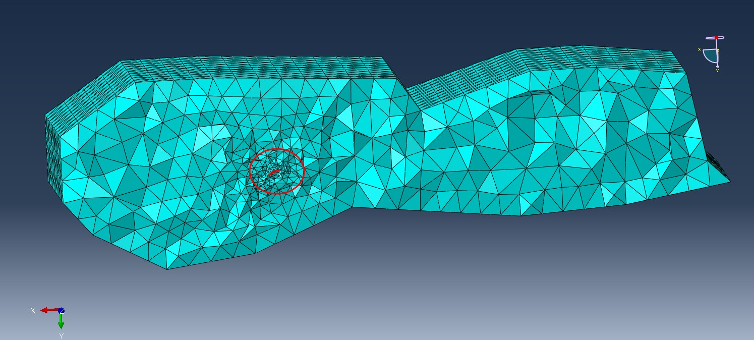 Geostatic Analysis Using Abaqus FEA: Generate Geometry and Parts From Mesh