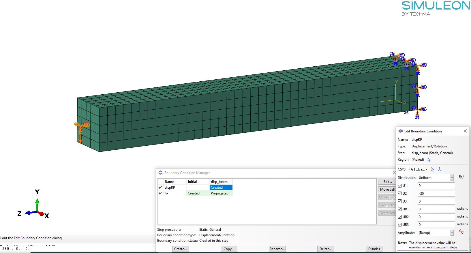 Kinematic vs Distributed Coupling Constraints in Abaqus