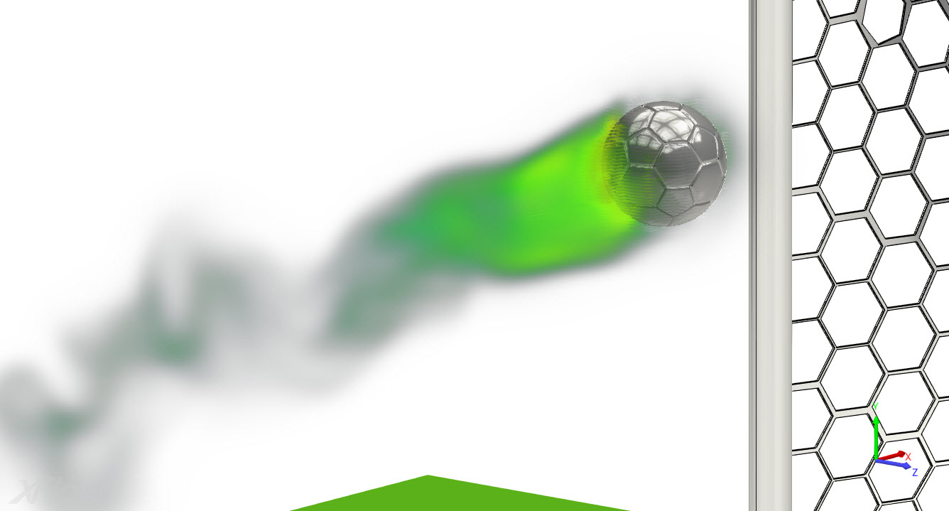 Xflow CFD Demonstrating the Magnus Effect