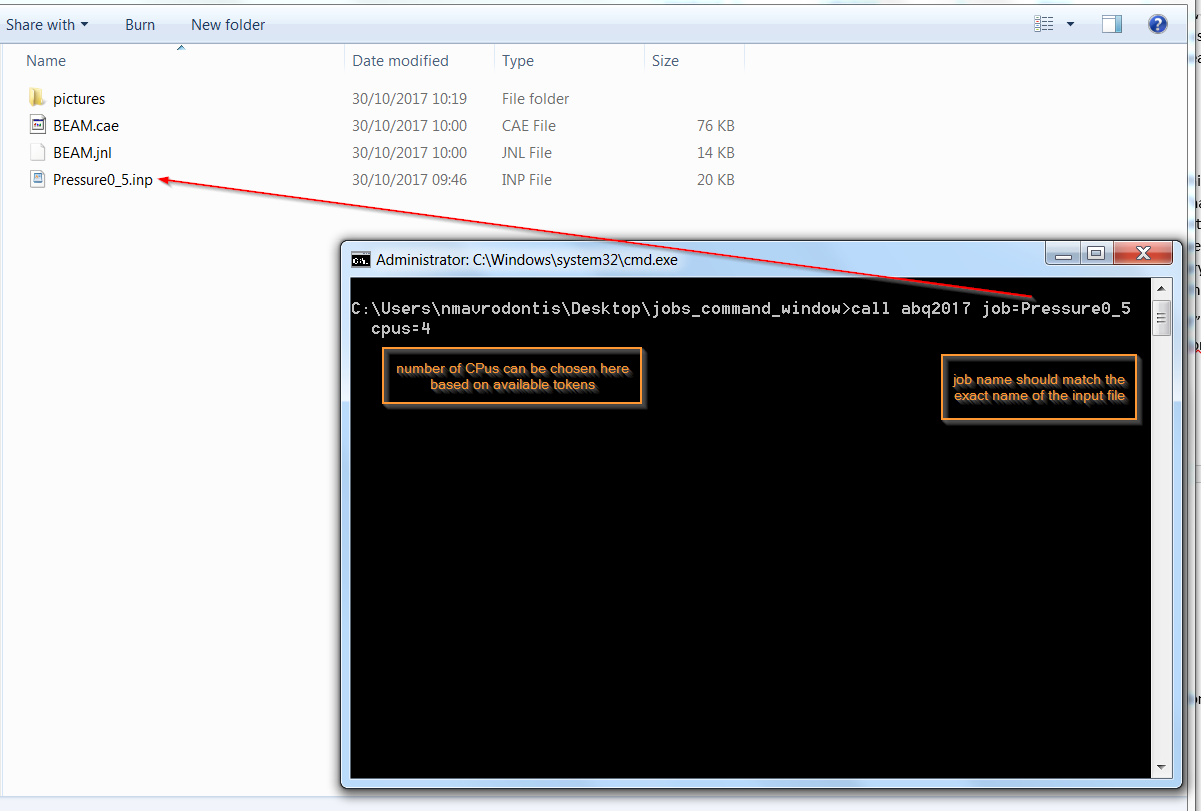 How to Submit and Monitor Abaqus Jobs Through Command Window