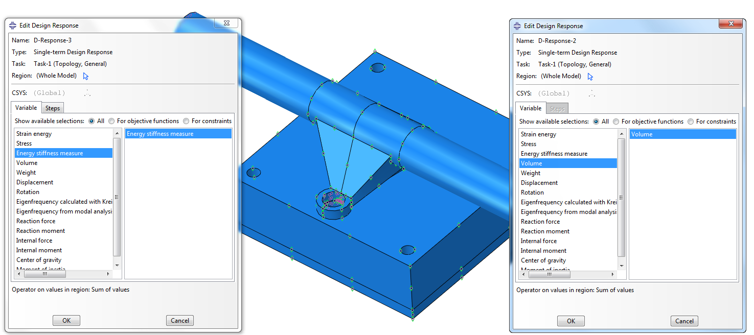 Topology Optimization of an Abaqus Model in Tosca