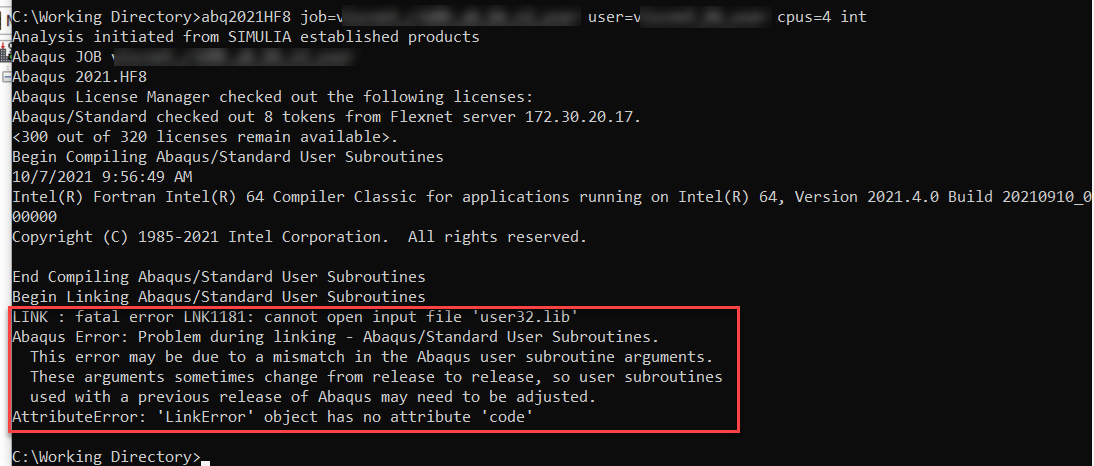 Free Fortran Compiler on Windows for Abaqus Material Modeling
