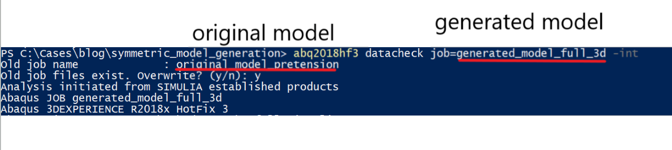 Symmetric Model Generation With Abaqus