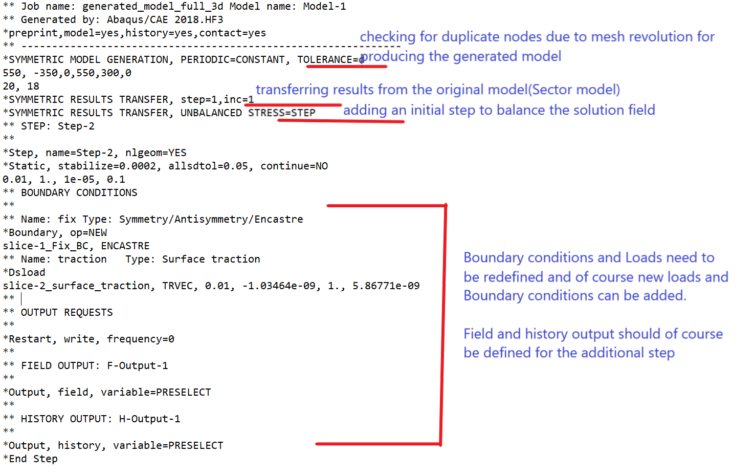 Symmetric Model Generation With Abaqus